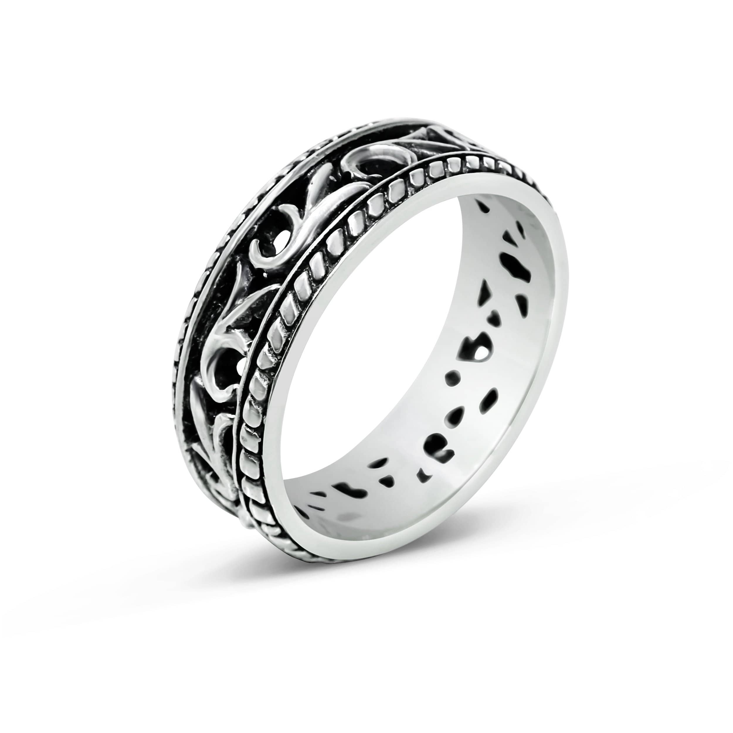 Il Dito | Oxidised Sterling Silver Ring – Girati
