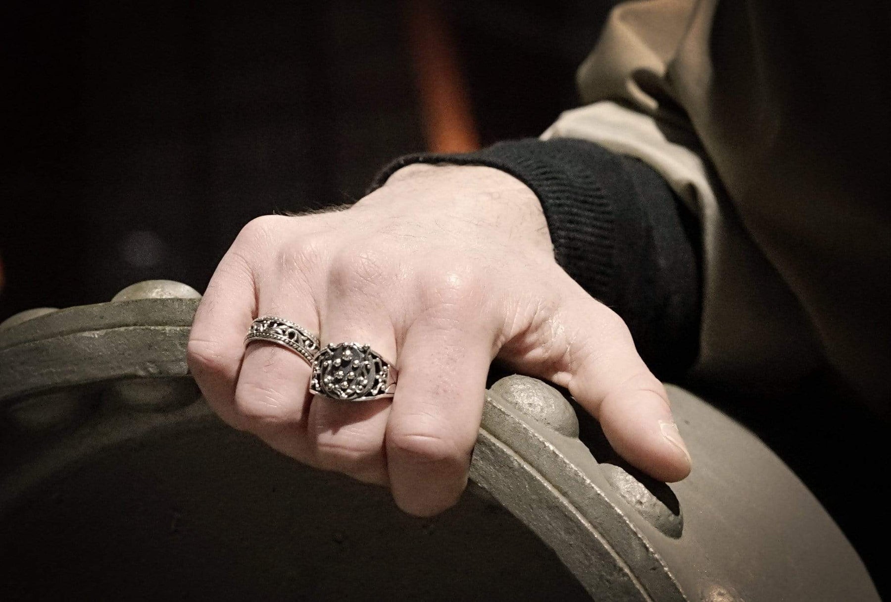 Il Dito | Oxidised Sterling Silver Ring – Girati